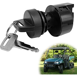 Ignition Key Switch 3 Position 6 Pins Compatible with Polaris Ranger 400 425 500 570 700 800 900 1000 Sportsman 300 325 400 450 500 550 570 700 800 RZR 570 800 900&More-Replace 4011002 4012165 4010390