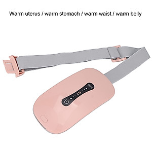 3 Gears Electric Menstrual Heating Pad, Adjustable Cramp Heating Belt Waist Support Heating Belt for Period Pain Relief Cramps Belly Lumbar()