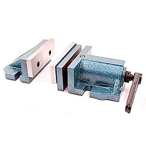 HHIP 3900-1728 2 Piece Quick Clamp Mill Vise, 8" Width x 4" Depth Jaw.5" Clamp (Pack of 1)
