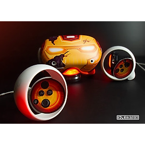 Full Wrap Skins for Oculus Quest 2 - Iron Armour Damaged - Sticker Kit Decal for Oculus Quest 2 - Easy-to-Install Protective Vinyl Sticker Cover Accessories