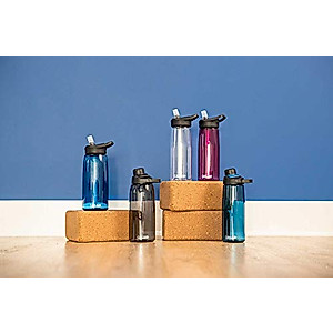 CamelBak eddy+ BPA Free Water Bottle, 32 oz Charcoal, 1L