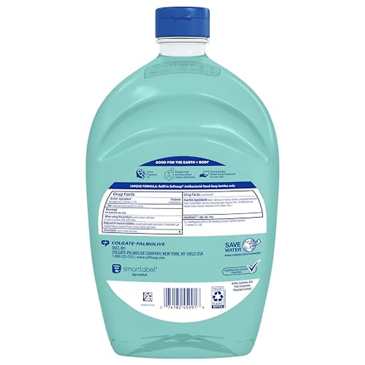 Softsoap - US05266A SOFTSOAP Antibacterial Liquid Hand Soap Refill, Fresh Citrus, 50 Ounce Bottle, Bathroom Soap, Bulk Soap, Moisturizing Antibacterial Hand Soap (Pack of 6)