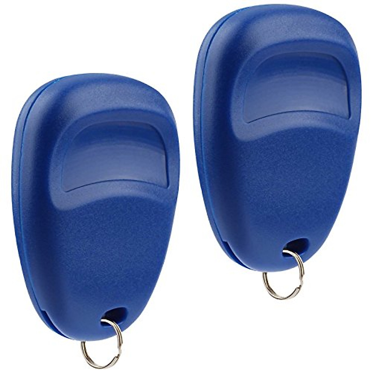 Key Fob Keyless Entry Remote fits Chevy Tahoe Suburban Silverado Avalanche Equinox SSR/GMC Sierra Yukon/Cadillac Escalade/Hummer H2 / Pontiac Torrent/Saturn Vue (LHJ011 Blue), Set of 2