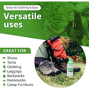 Insect Shield Premium Permethrin Spray - Tick, Flea, Fly, Mosquito, Chigger, Spider & Bed Bug Repellent for Clothing, Gear, Furniture, & Tents, Last up to 60 Days, Clear, 6 Oz Aerosol