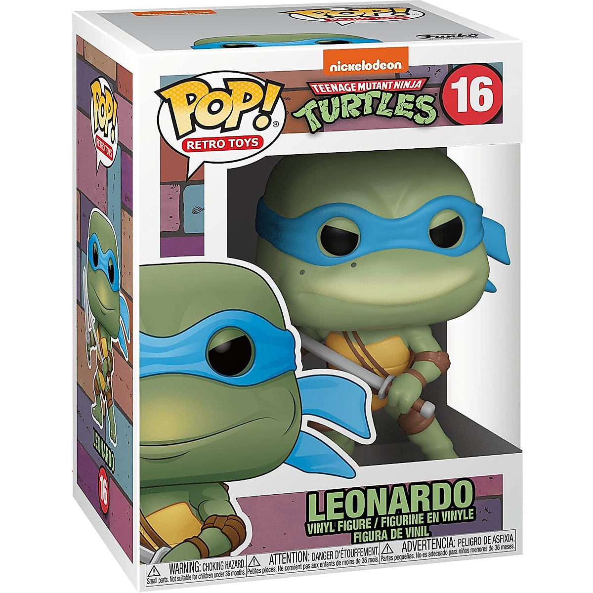 POP Teenage Mutant Ninja Turtles - Leonardo Funko Vinyl Figure (Bundled with Compatible Box Protector Case)