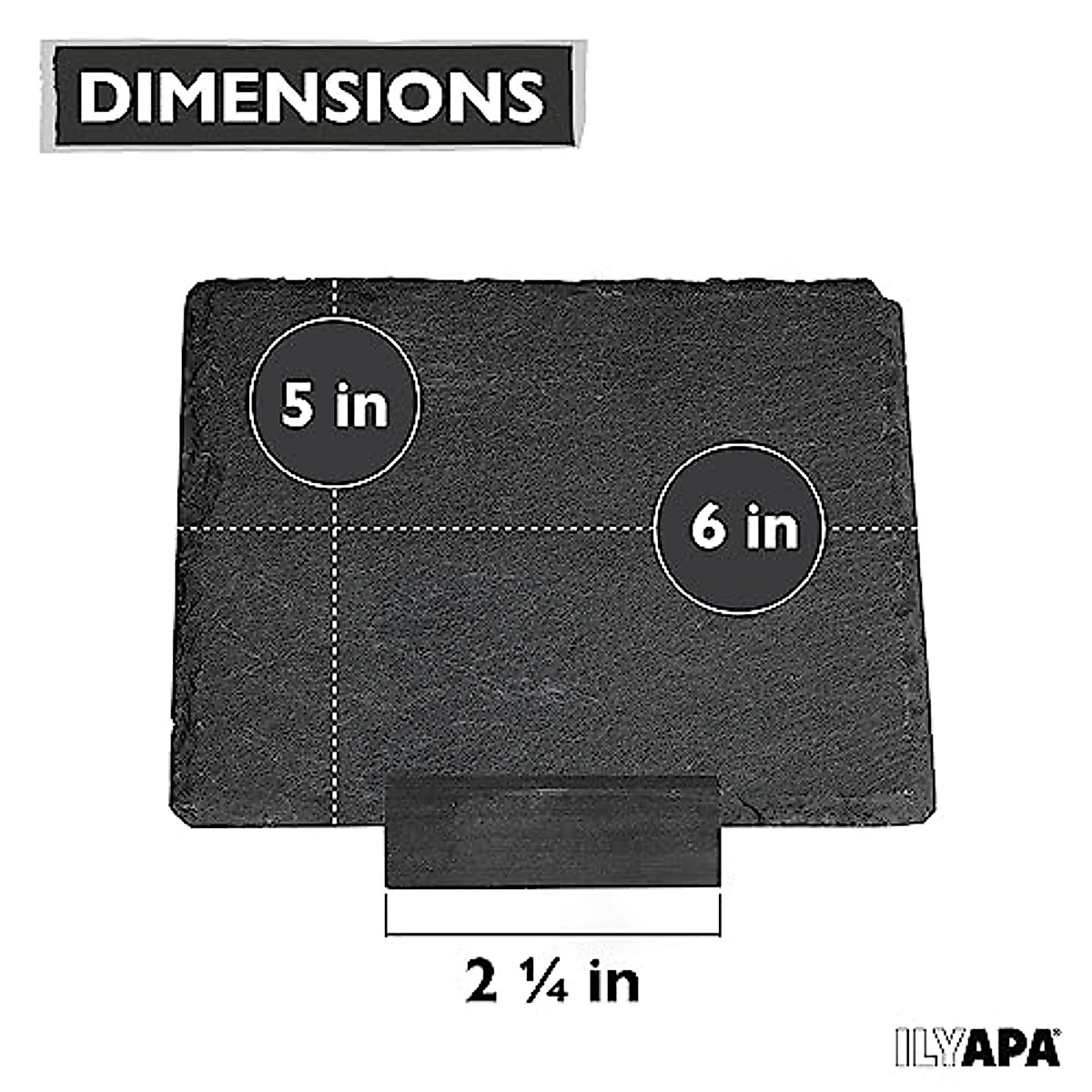 lyapa Mini Chalkboard Signs for Tables, 8 Pack - Rustic 5x6 Inch Small Slate Tabletop Chalkboards with Black Wood Stands Set, 8 Wooden Tabletop Chalkboard Sign, Decorative Small Chalkboard