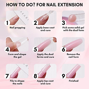 Makartt Solid Gel Builder: 15ML Non-sticky to Hands, White Shimmers Color for Extension 3d Sculpting Nail Art, Hard Gels Molding for Nails UV/LED Lamp Required Pearl Drift