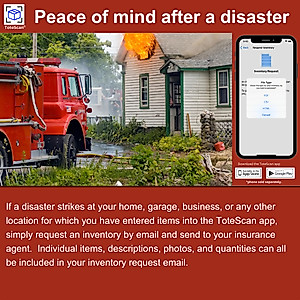 ToteScan Intelligent QR Labels for organizing & Storage (45 Unique Labels, 2.5"x3")