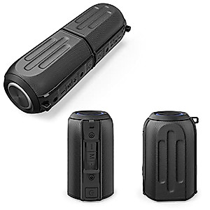 inFinesse MAGBOOM 2.0 Magnetic Bluetooth Speaker, 30W Dual Speakers, 360° Surround Sound, Bluetooth 5.0, Microphone, Portable Wireless Speakers for Home, Outdoor, Travel