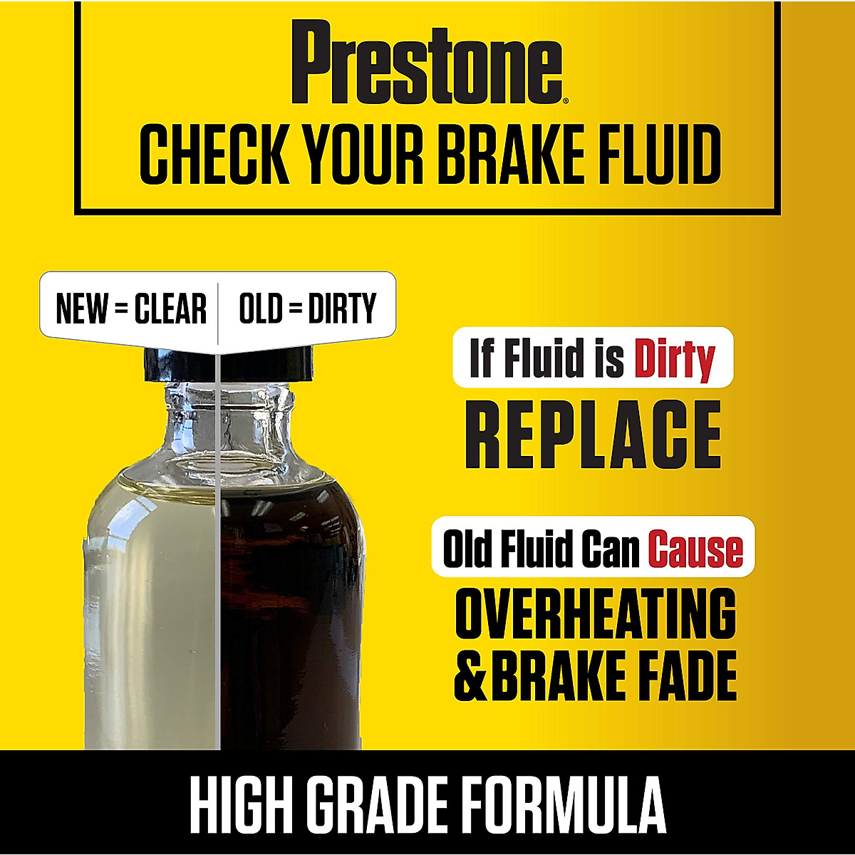 Prestone AS400 DOT 3 Synthetic Brake Fluid - 12 oz.
