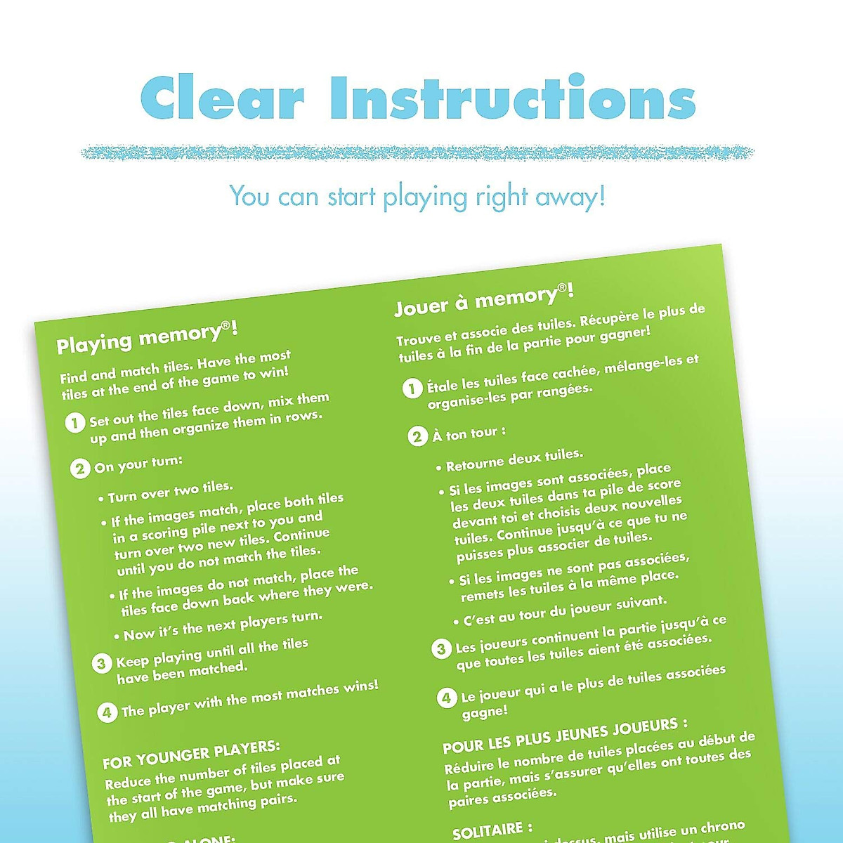 Ravensburger Foodie Favorites Memory Game - Quick & Engaging Matching Game | Enhances Focus & Memory Skills | Fun Food Illustrations | Ideal for Kids and Family Fun