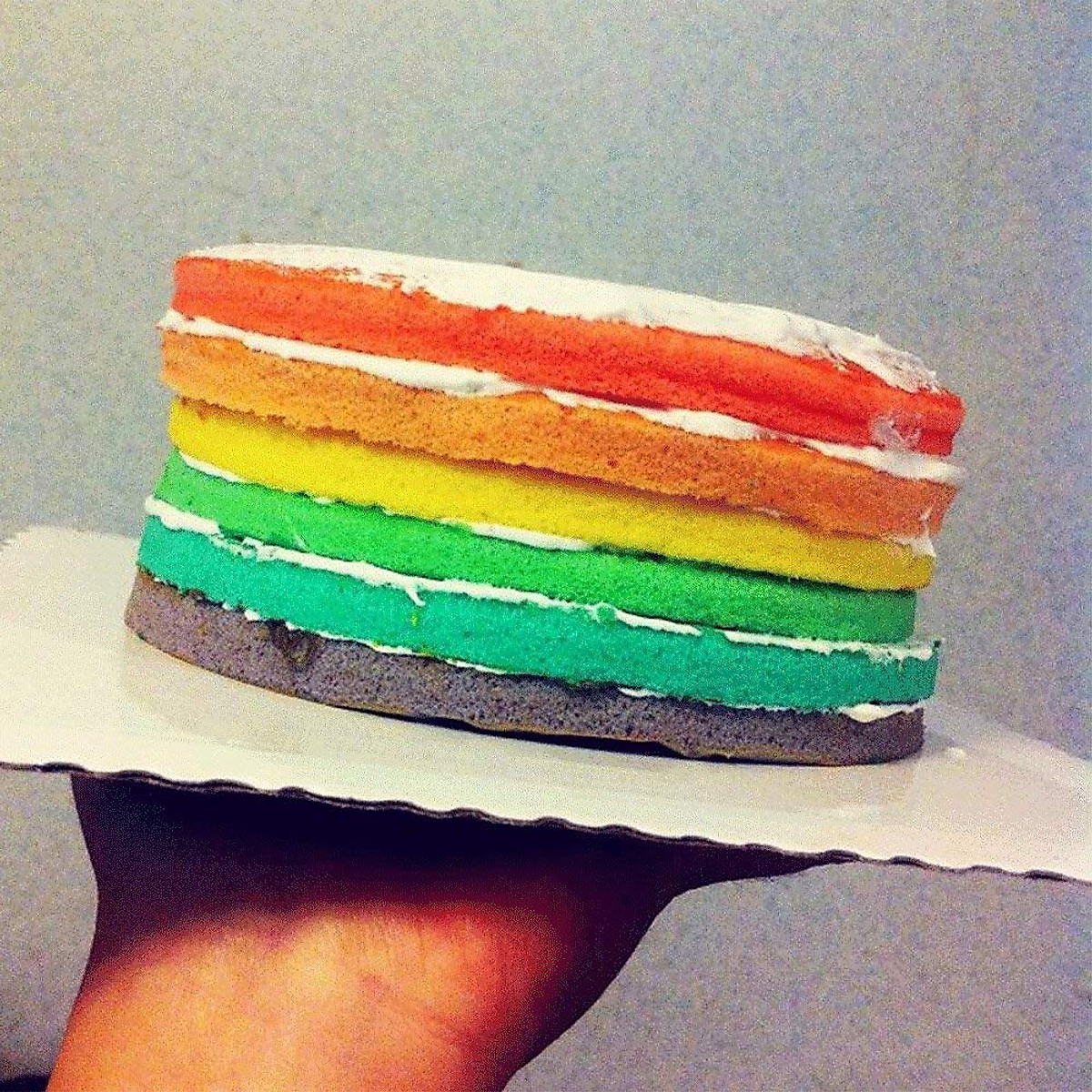 Webake Rainbow Cake Pans, 6 Inch Round Silicone Baking Pans, Set of 6, Great for Jumbo Whoopie Pie, Vegetable Pancakes, Taco Shells, Pizza Crust, Omelet, Frittata, Resin Craft