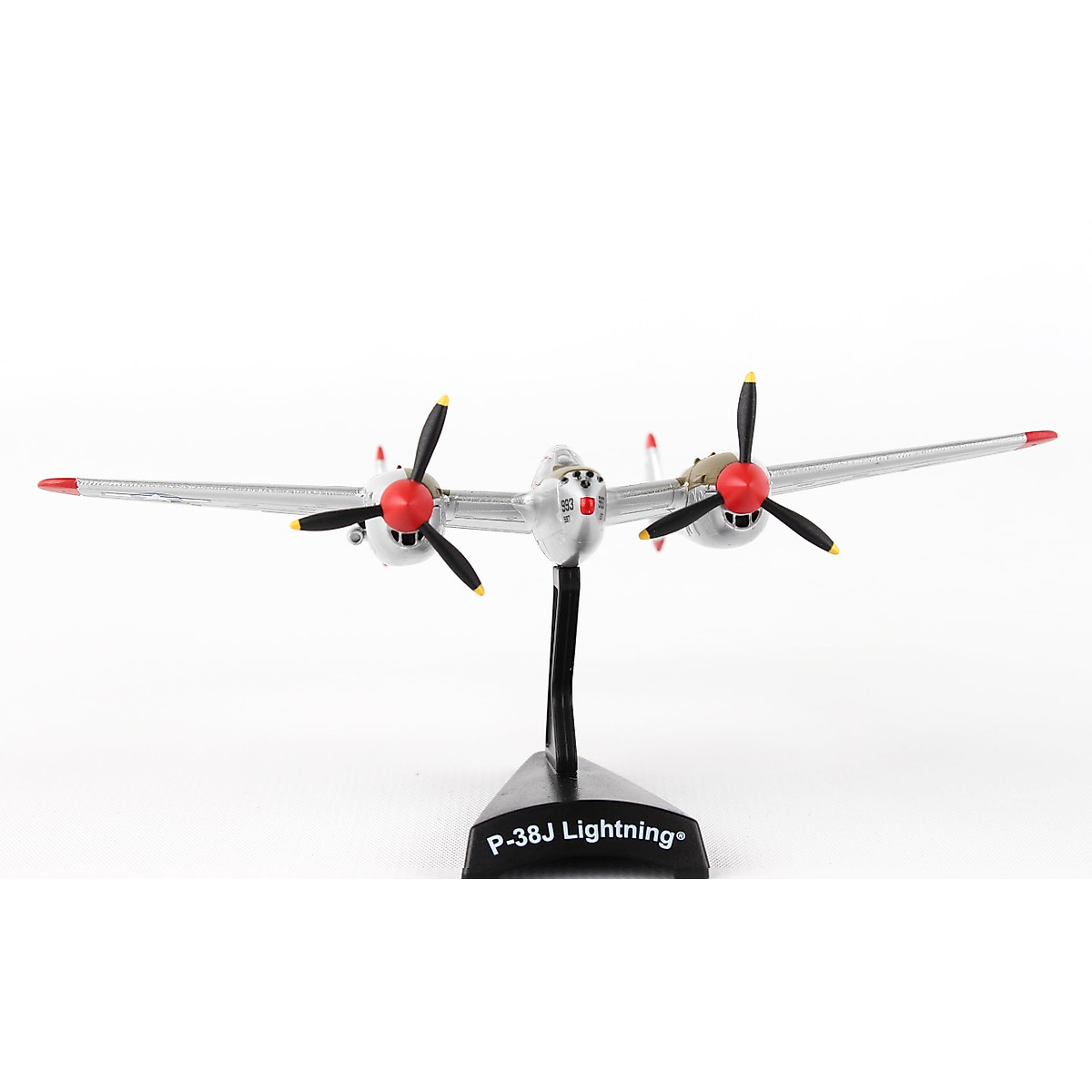 Daron Worldwide Trading Postage Stamp P-38J Lightning Marge 1/115 Dick Bong Airplane Model