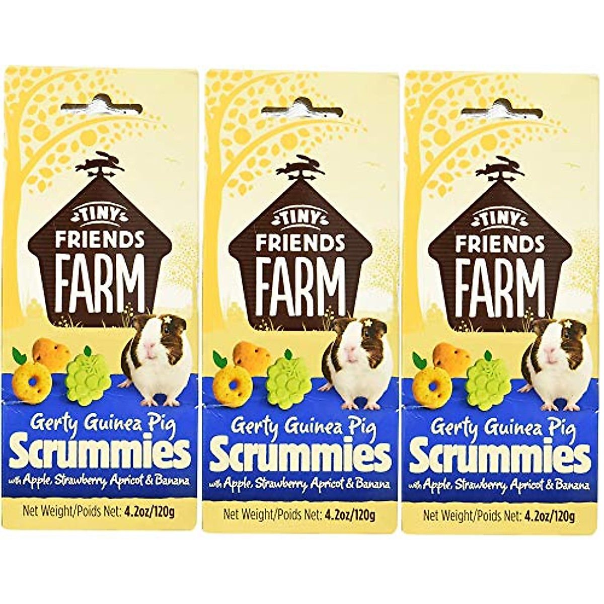 TINY FRIENDS FARM Supreme Petfoods Gerty Guinea Pig Scrummies (Pack of 3)