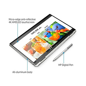 HP - Spectre x360 2-in-1 13.3" 4K Ultra HD Touch-Screen Laptop - Intel Core i5 - 8GB Memory - 256GB SSD - Natural Silver