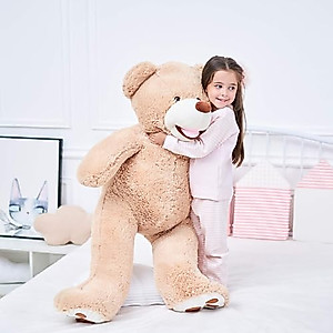 IKASA Giant Teddy Bear Plush Toy Stuffed Animals (Brown, 39 inches)