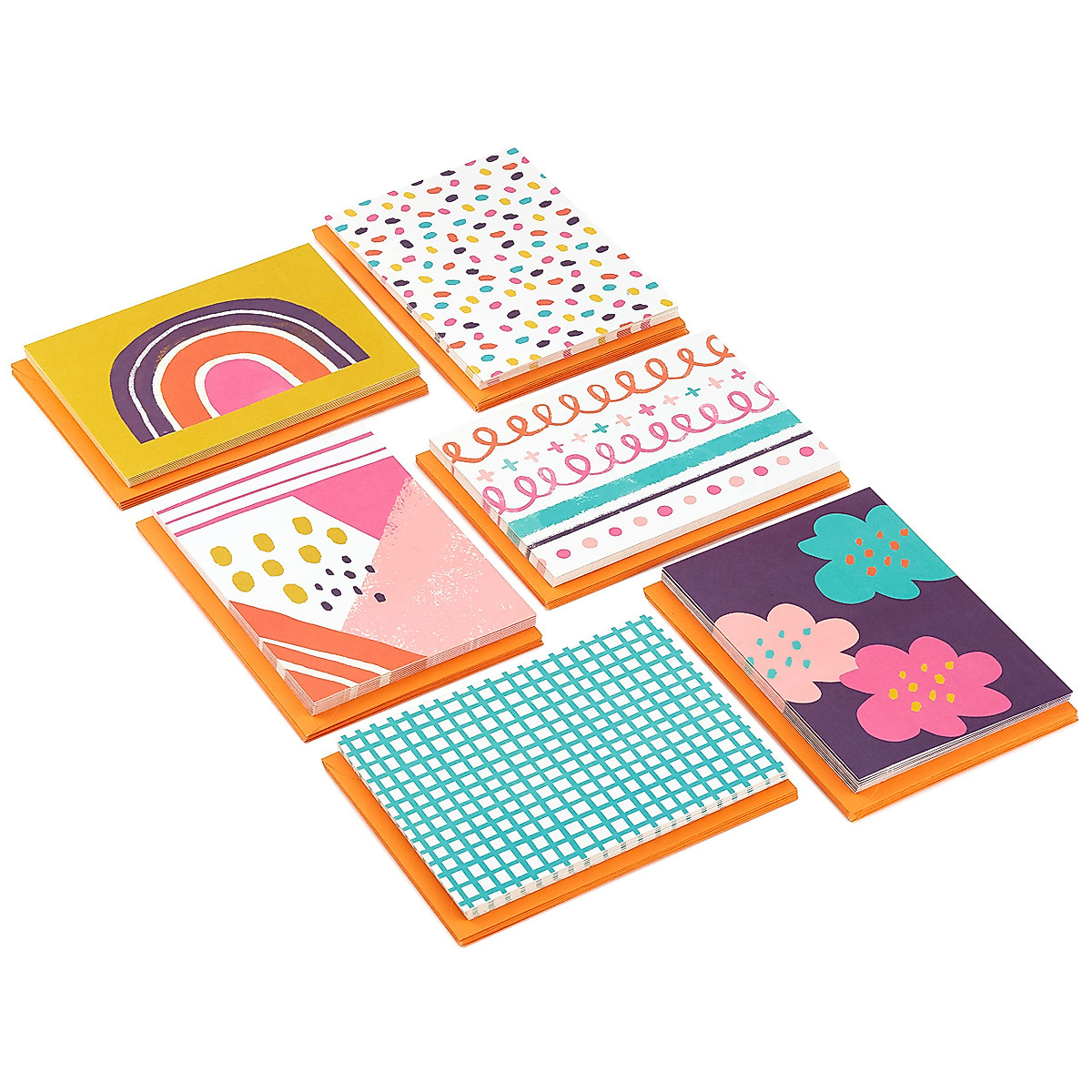 Hallmark Blank Cards Assortment, Modern Doodles (48 Cards with Envelopes) for Graduation, Just Because, All Occasion