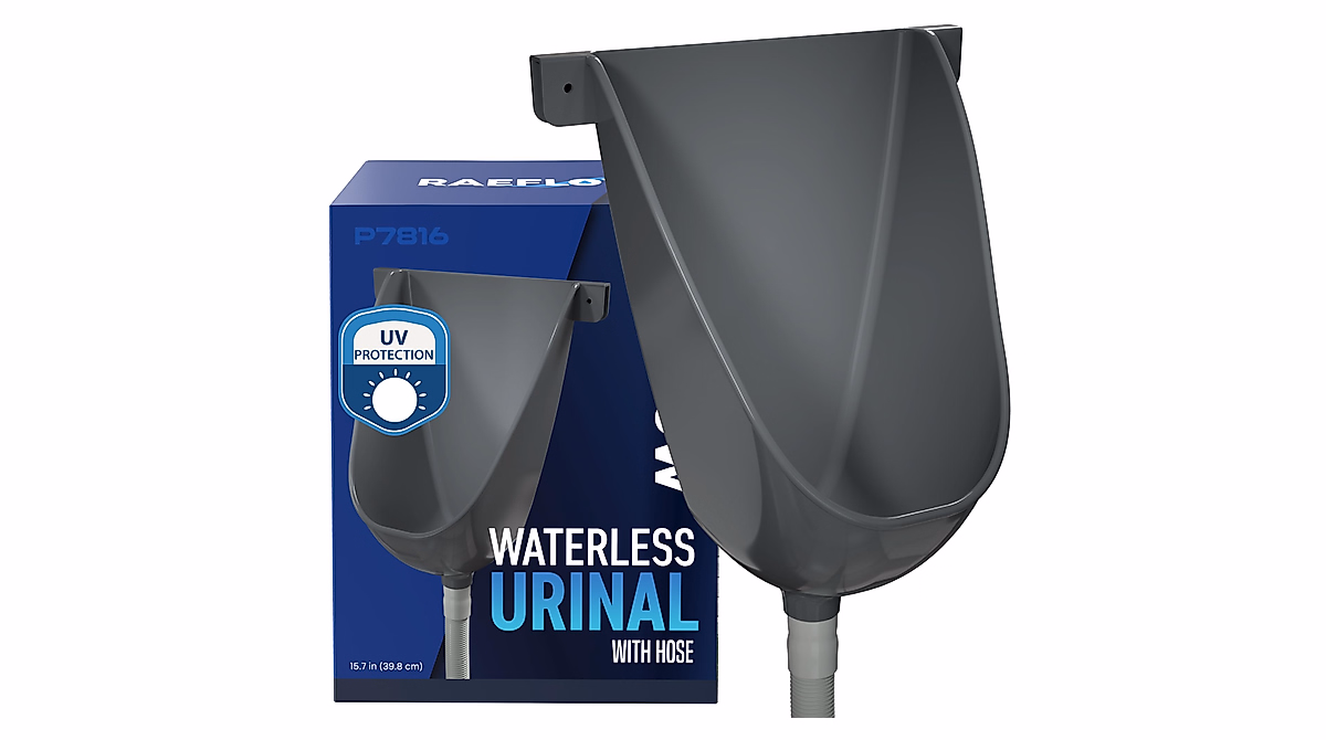Waterless Urinal with Hose - UV Resistant Outside Urinal, Outdoor ...