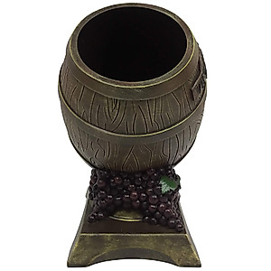 LEYIN Resin Wine Rack Barrel Wine Rack is a Novel Gift for Wine Lovers