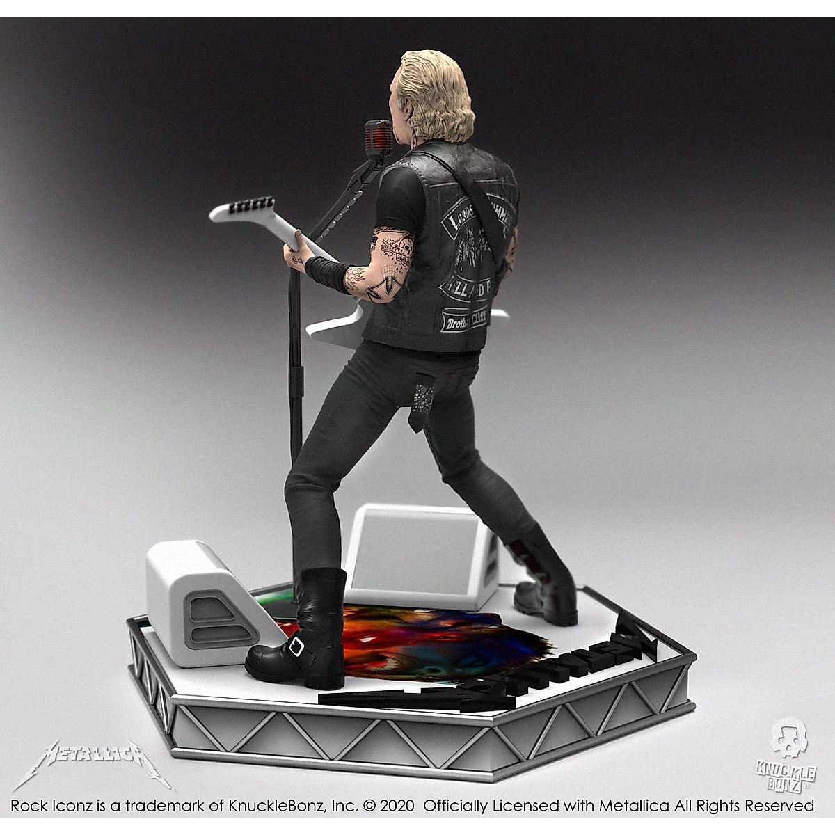 Knucklebonz - James Hetfield (Metallica) Limited Edition Collectible Statue (only 3000 Created) - Rock Iconz, Officially Licensed, Includes CoA