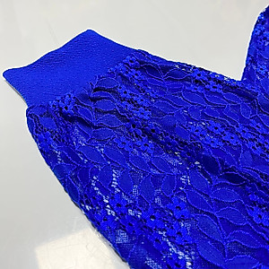 BOGURST Dresses for Women Party Elegant Balloon Sleeve V Neck Sheath Casual Work Ladies Dresses molv 2XL