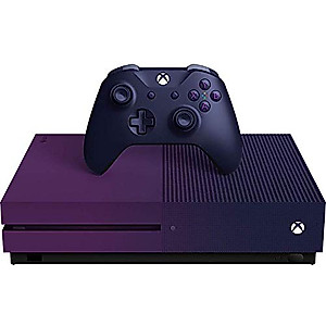 Microsoft Xbox One S Console, 1TB Storage with Accessories - Gradient Purple