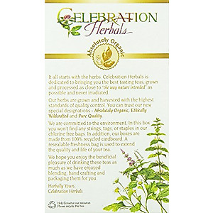 Celebration Herbals Teabags Herbal Catnip Leaf and Blossom Organic -- 24 Herbal Tea Bags