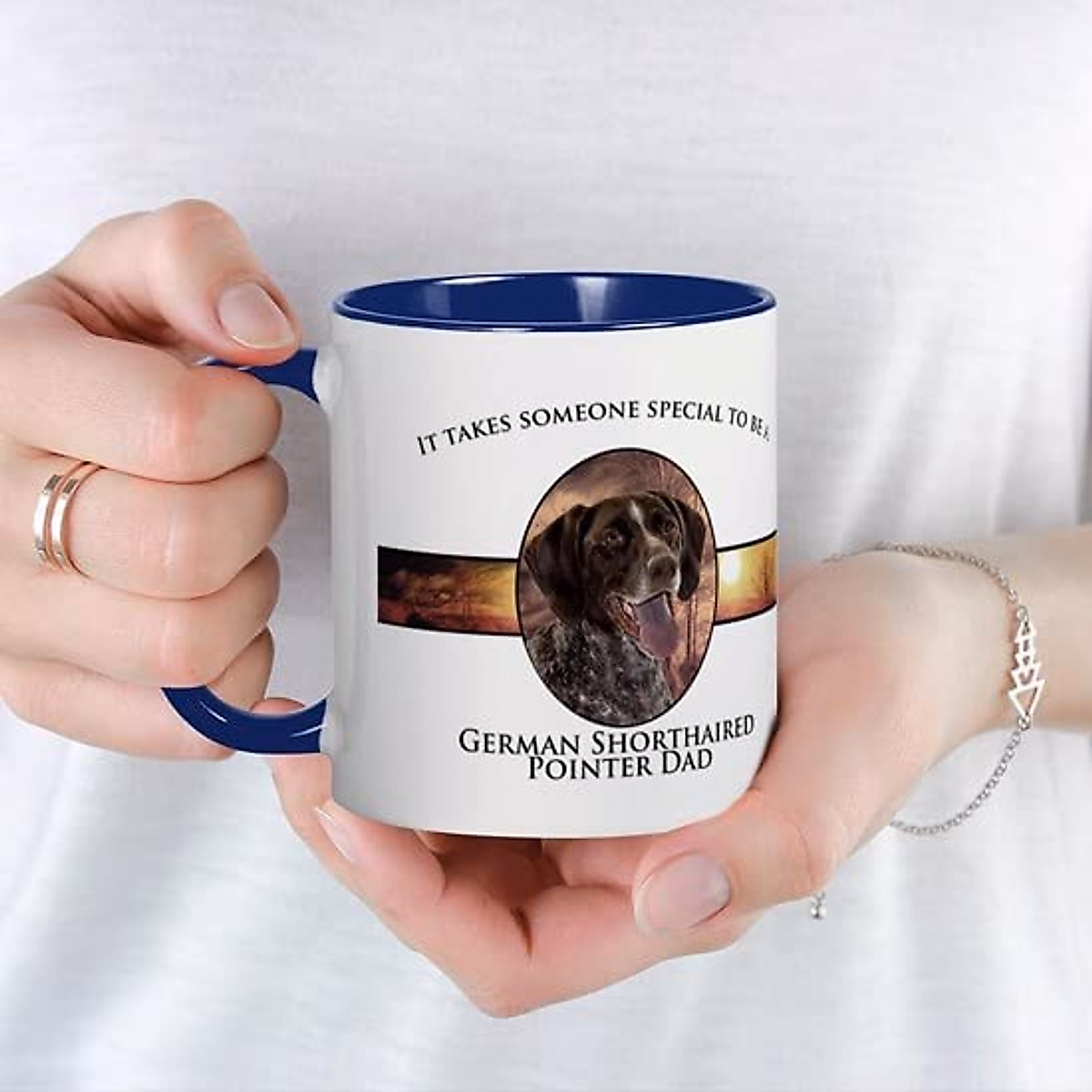CafePress Pointer Dad Mug Ceramic Coffee Mug, Tea Cup 11 oz