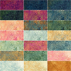 Linda Ludovico Stonehenge Gradations II Gemstone Strips 40 2.5-inch Strips Jelly Roll Northcott, Assorted, SGRAD40-680