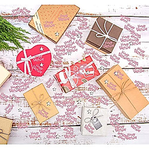 Andiker Table Confetti, 60g Happy Birthday Confetti Metallic Table Scatter for Birthday Party Decoration (Pink Gold)
