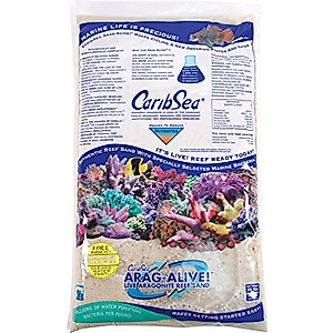 CaribSea Arag-Alive 20-Pound Special Grade Reef Sand, Bimini Pink