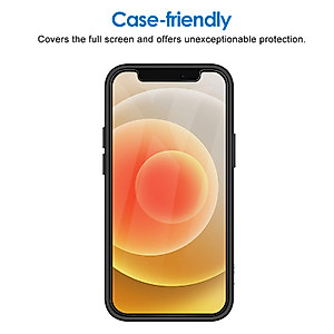 JETech Privacy Screen Protector for iPhone 12/12 Pro 6.1-Inch, Anti Spy Tempered Glass Film, 2-Pack