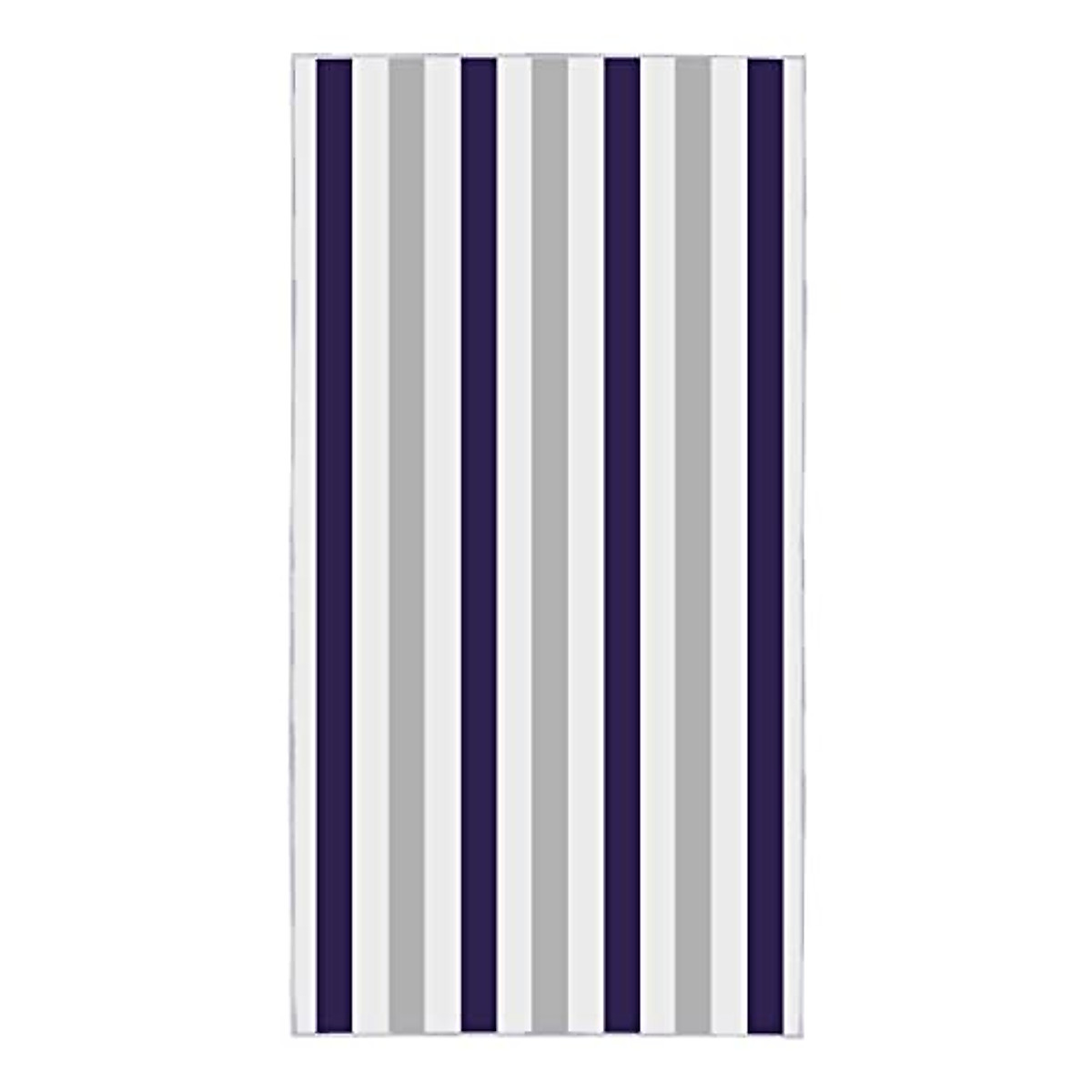 FYY Beach Towel, Microfiber Beach Towel 60" x 30", Super Absorbent, Quick Dry, Sand Free Thick Pool Towel for Swimming, Beach, Travel, Camping, Ideal Gift for Women Men, Mom Dad, Kids, Friend Stripe