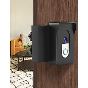 Weatherproof Anti-Theft Video Doorbell Mount Compatible with Video Doorbell, Adjustable No-Drill Mounting Bracket Wedge Adapter Holder Accessories for Home Rentals