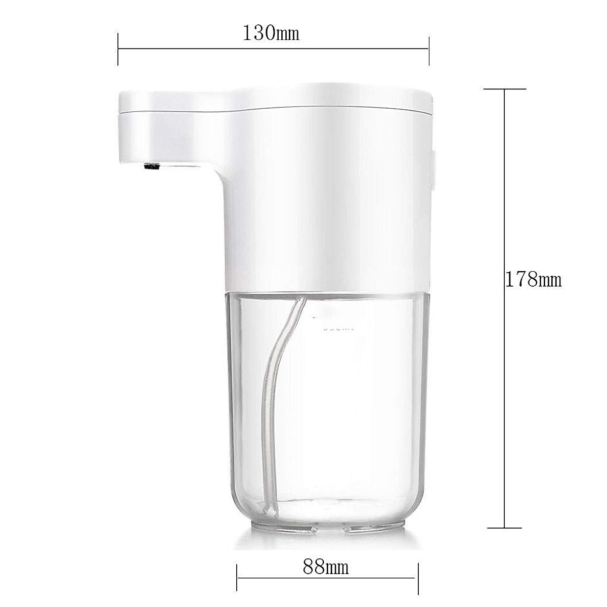Soap Pump Dispenser Transparent Automatic Kitchen Bathroom Soap Dispenser Creative Bathroom Foam Hand Bottle 350ml Bottles Dispenser
