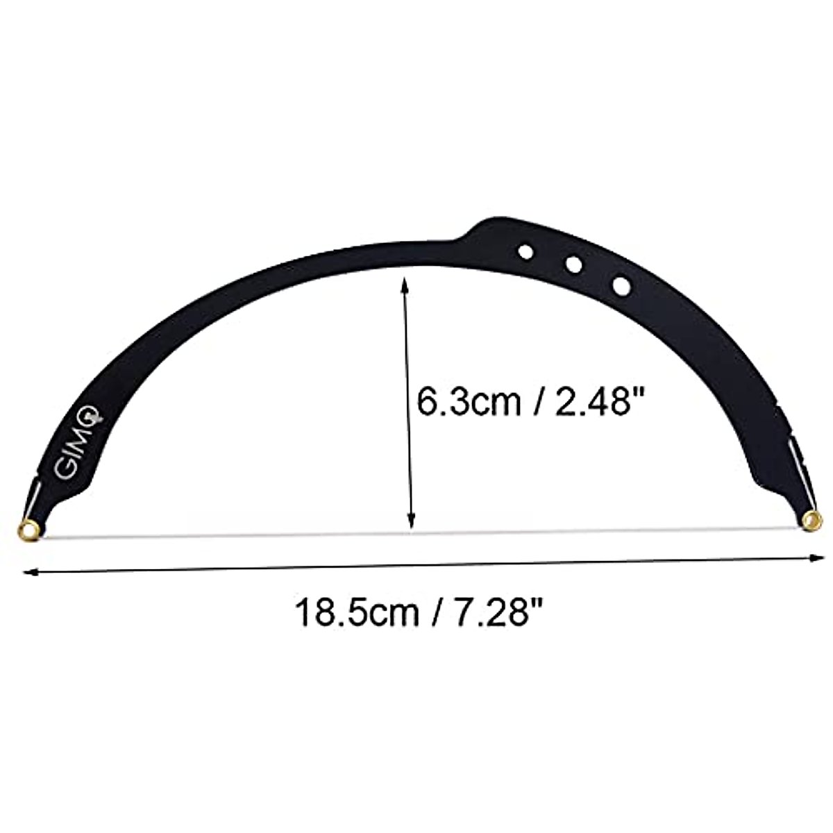 Eyebrow Mapping String Eyebrow Mapper with Strings Design Eyebrow Threading Line Marker Ruler Painting Line Bow Arrow Ruler Semi Permanent Bow and Arrow Line Ruler Measuring Tool (Black)
