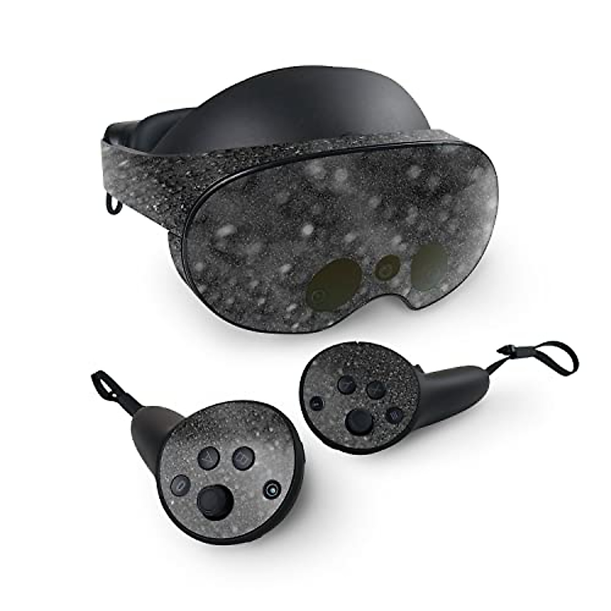 MightySkins Glossy Glitter Skin Compatible with Meta Quest Pro - Dewdrop | Protective, Durable High-Gloss Glitter Finish | Easy to Apply, Remove, and Change Styles | Made in The USA