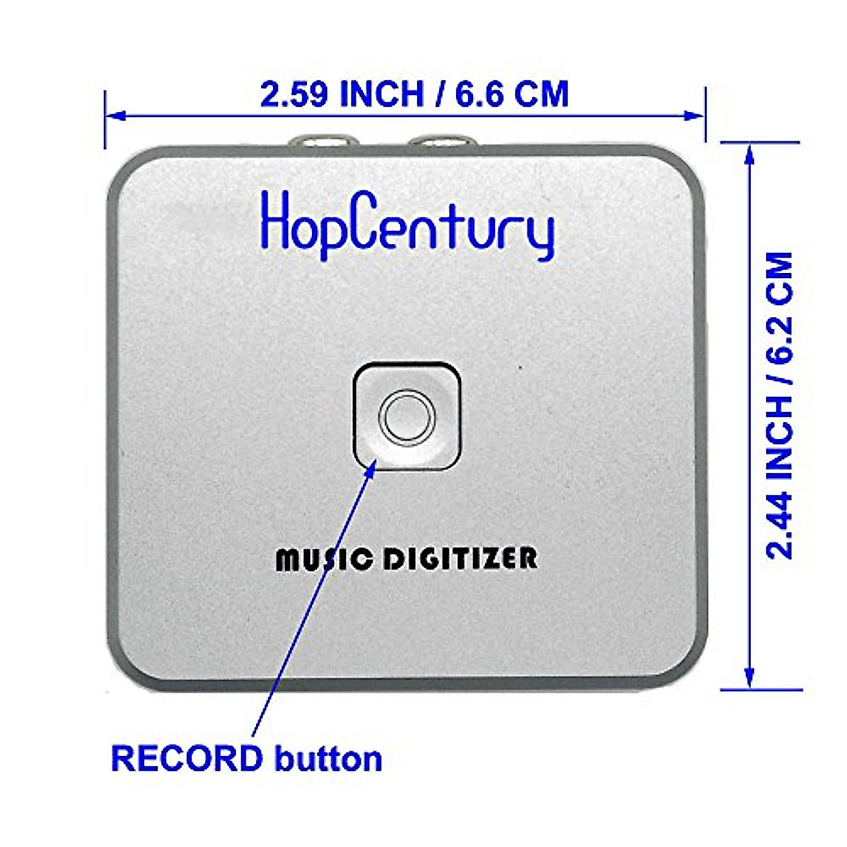 Audio Capture Cassette CD MP3 Recorder Converter with 3.5mm & RCA in Ports