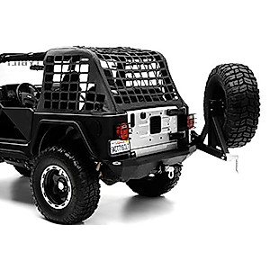 Smittybilt XRC Rear Tire Carrier Bumper (Black) - 76653