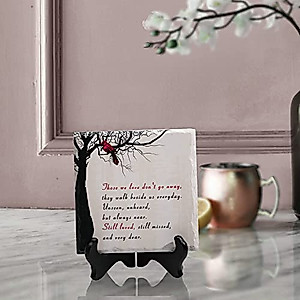 Memorial Gifts for Loss of Mother Father Husband Sympathy Gift Red Cardinal Memorial Plaques in Loving Memory of Loved Ones Remembrance Gifts Condolence Gifts Bereavement Gifts Sorry for Your Loss