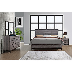 Global Furniture USA Nightstand, Grey