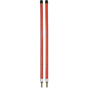 Buyers Products 1308106 Fluorescent Nylon Orange Guide Kit, 3/4" X 28", Stud Mount, Aftermarket Snow Plow Blade Marking Guide Kit, Bumper Guides for Pickup Trucks, Bumper Sights and Road Safety