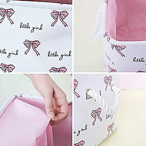 TBGFPO Laundry Hamper Large Storage Dirty Clothes Hamper with Carrying Handle Folding Basket Washing Storage Cotton and Linen Round Hamper