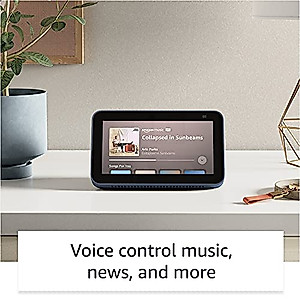 Echo Show 5 (2nd Gen, 2021 release) | Smart display with Alexa and 2 MP camera | Charcoal | with Wyze Cam V3