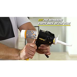 SILIGUN Caulking Gun - Anti Drip Extreme-Duty Caulking Gun - Patented New and Innovative Design - Lightweight ABS Frame - for the Smallest to the Largest Jobs (1)