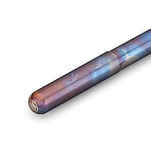 Kaweco LILIPUT Fountain Pen Fireblue I Exclusive Fountain Pen for Ink Cartridges Including Retro Metal Box I Fountain Pen 12.5 cm I Nib Width EF (Extra Fine)