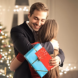 Christmas Money Cards, 10 Pack cash envelopes, Christmas Money Holders for Cash, Checks, or Gift Cards, For Christmas Day/Birthday/Holiday/Party/Spring Festival etc（Red Color7 × 3.4 inch）