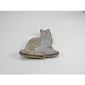 Ring dish teabag holder tealight cat shaped ring dish, spoon