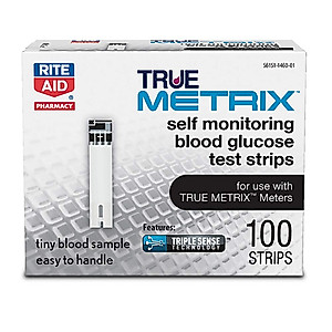 Rite Aid TrueMETRIX Test Strips - 100 ct