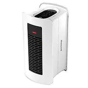 Honeywell VersaHeat Digital 2-in-1 Position Heater and Fan. Space Heater for indoor use, Bedroom, Office, Bathroom, and Garage. Easy-to-use touch controls. White